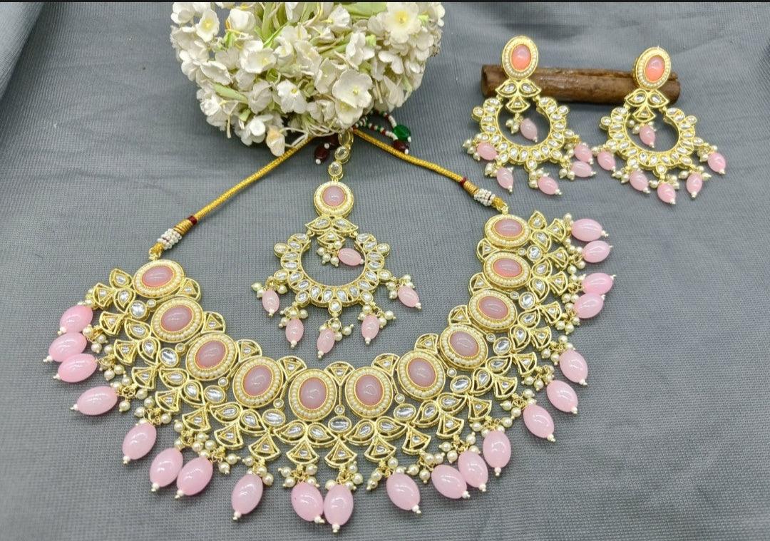 Parab Kundan Necklace – rchie creation llp